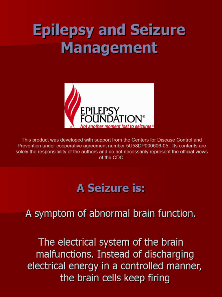 Seizure Powerpoint | PDF | Epilepsy | Hallucination