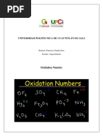 Oxidation Number Chart of All Elements | PDF | Redox | Chlorine