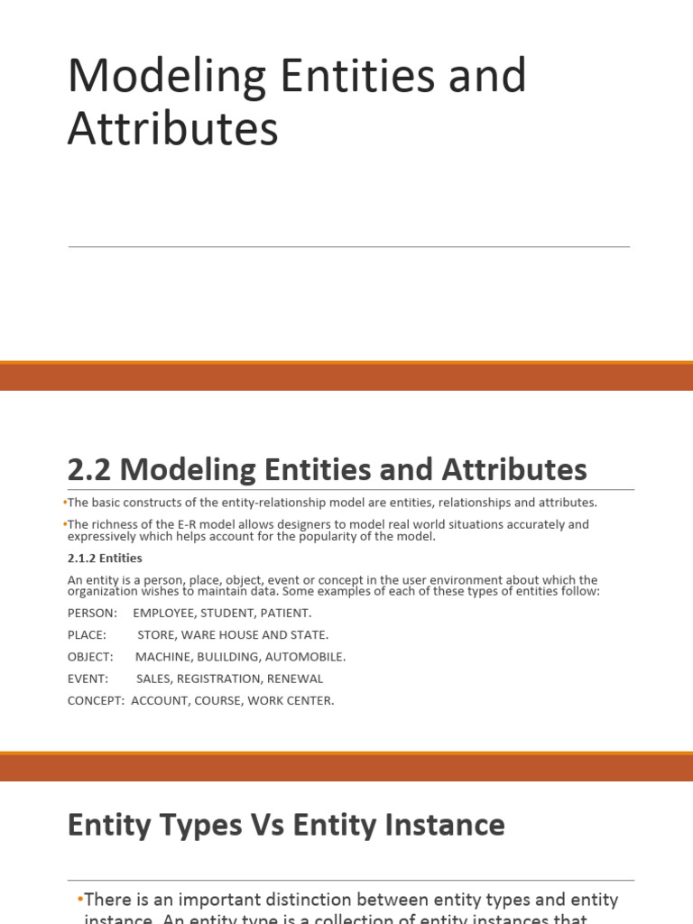 Entity and Attribute | PDF | Databases | Computer Programming