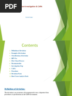 Deviation Report Template | PDF