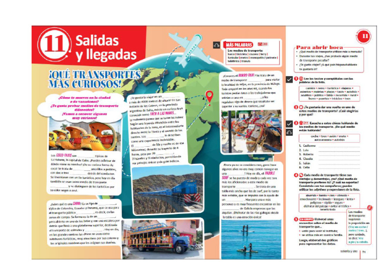 Salidas y llegadas | PDF