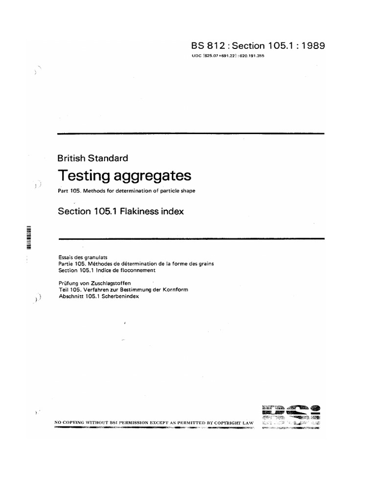 BS812 P105 1 FlakinessIndex | PDF