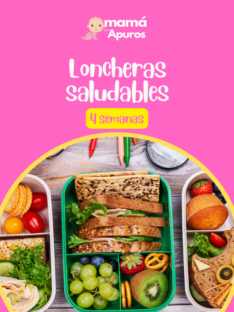 Loncheras Saludables: Menú Semanal | PDF | Panes | ensalada