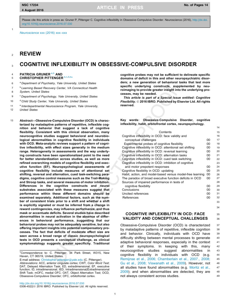 Gruner - Pittenger - 2017 - Cognitive Inflexibility in Obsessive ... Gruner - Pittenger - 2017 - Cognitive Inflexibility in Obsessive ...