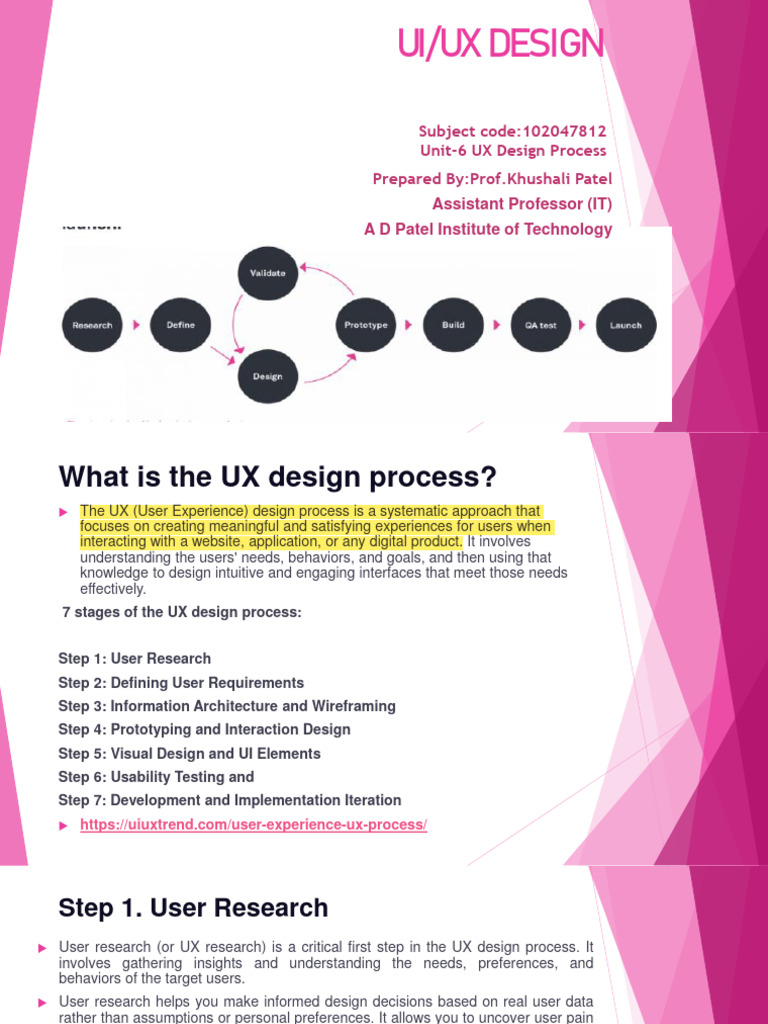 Unit 6 PPT | PDF | Usability | Design