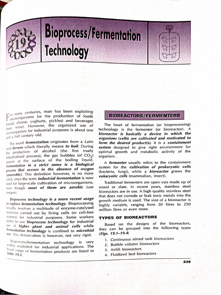 Fermentation Process | PDF