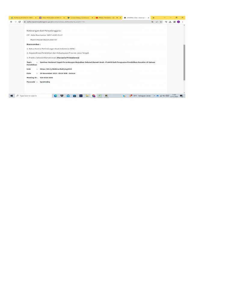 WEBINAR BULLYING | PDF