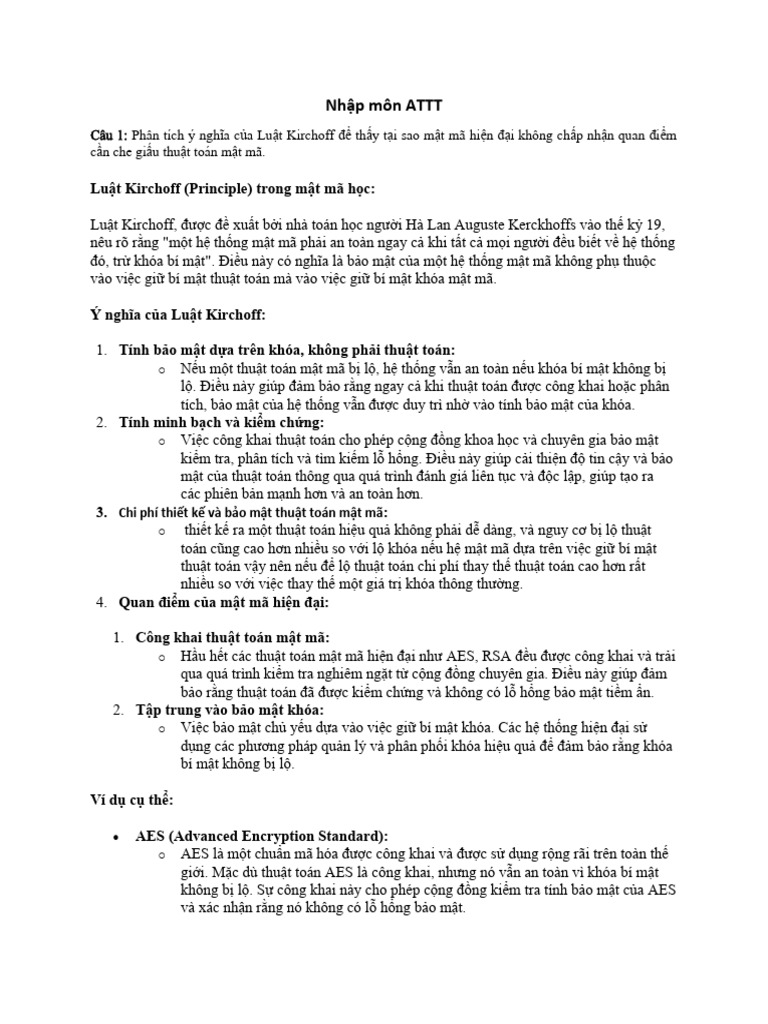 IT4015 NhapMonATTT OnTap | PDF