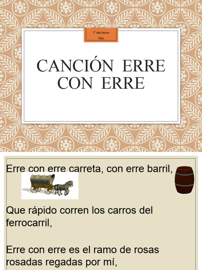 Cancion y Uso de La Letra RR | PDF | Poesía