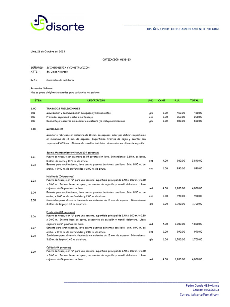 133-23 SC Ingeniería | PDF