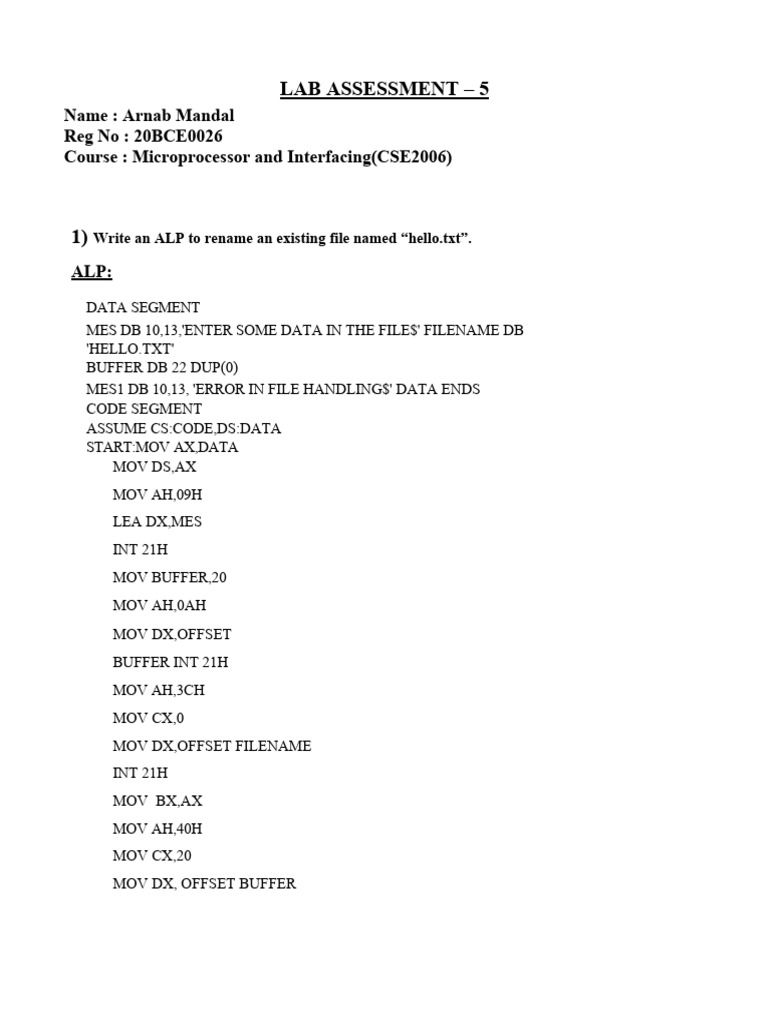 Lab Assesment-5 | PDF