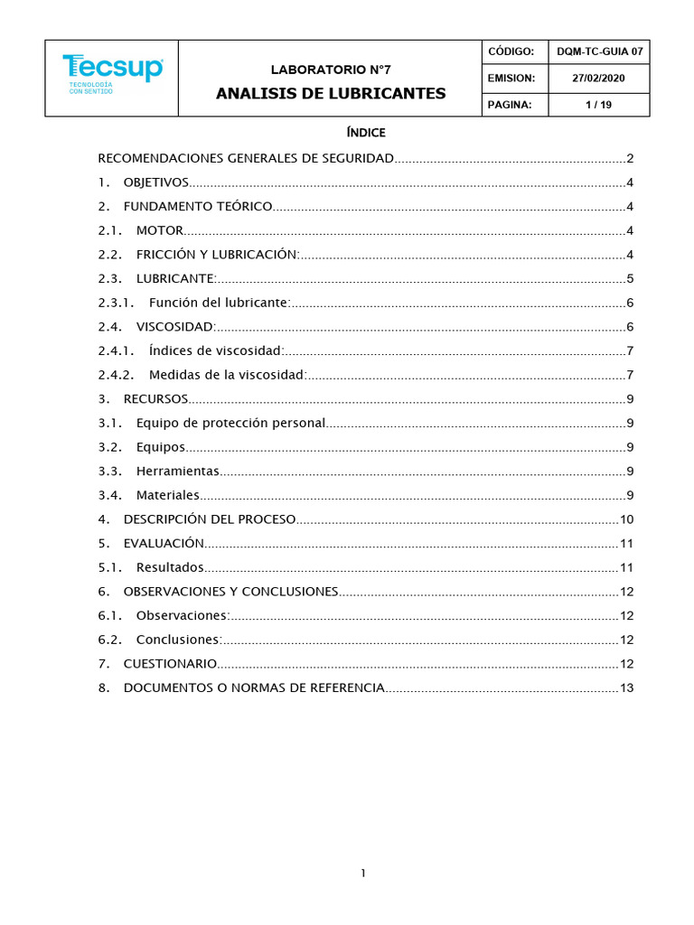 Glab S07 Cvizcarra 2024 1 | PDF | Lubricante | Rodamiento (Mecánico)