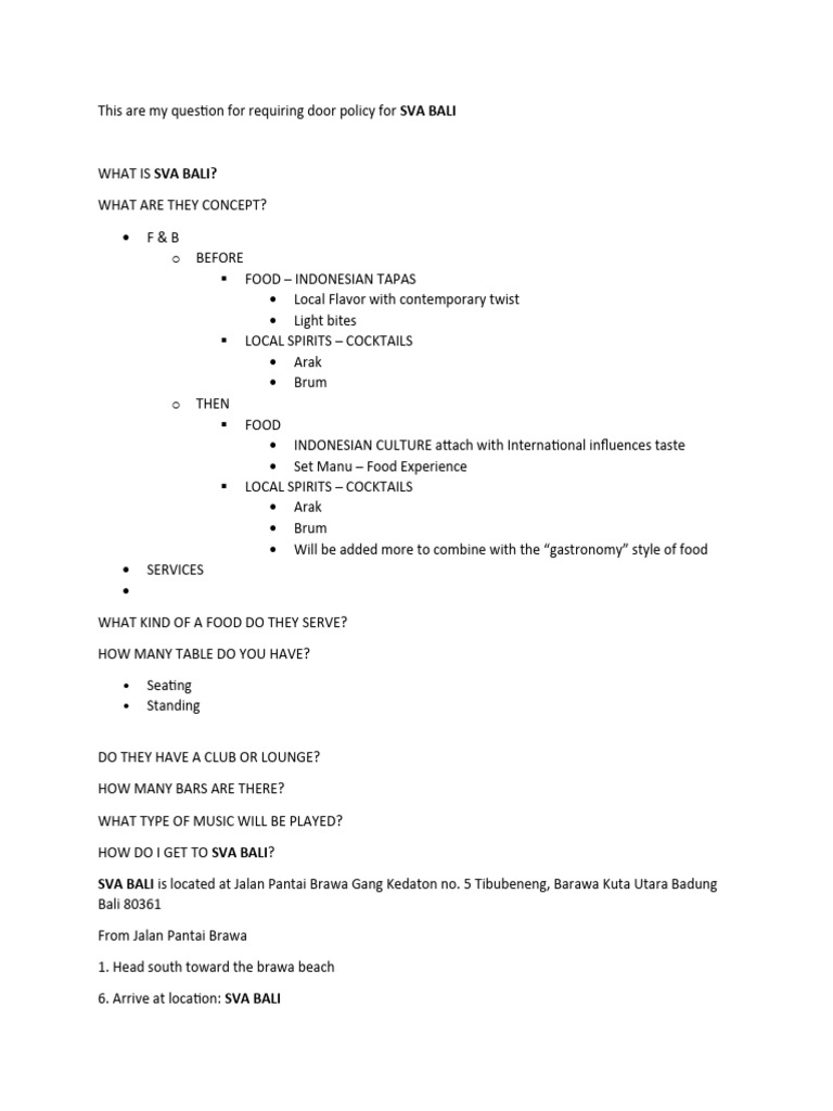 Frequently Questions To Answer For Sva Bali | PDF | Debit Card | Payments