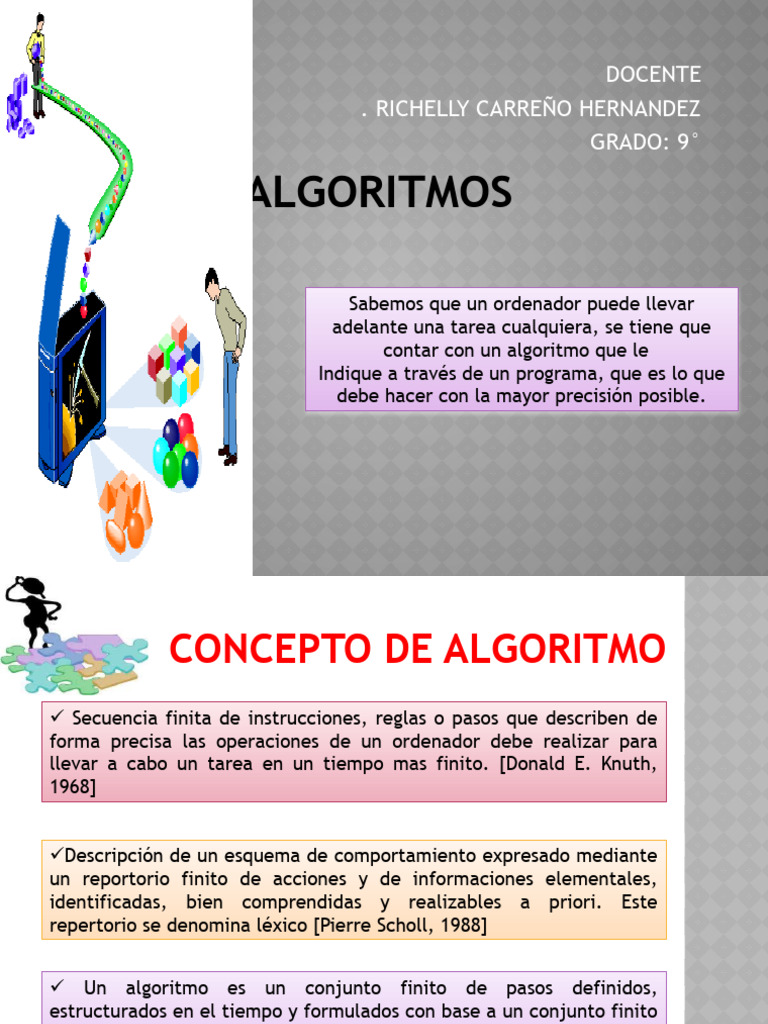 Algoritmos Pdf Algoritmos Variable Informática 