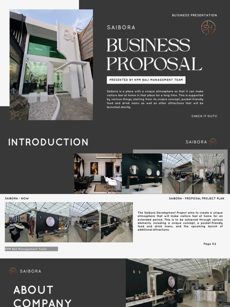 SAIBORA Business Proposal Presentation Draft Sample | PDF