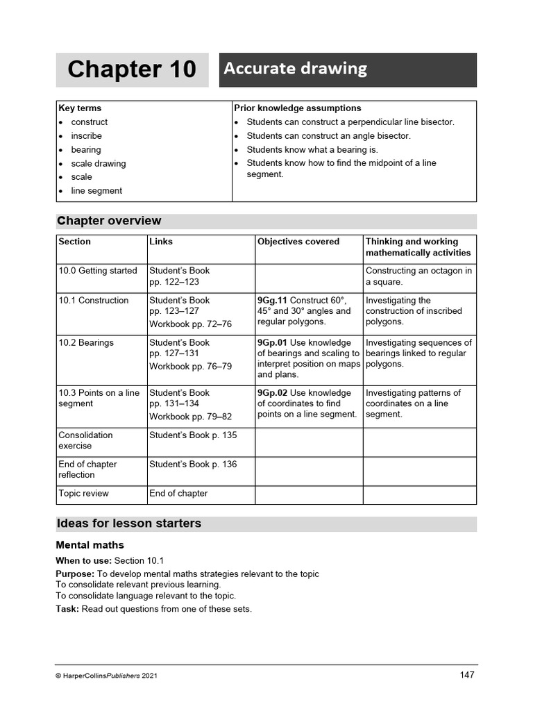 Accurate Drawing: Chapter Overview | PDF | Circle | Euclidean Plane ...
