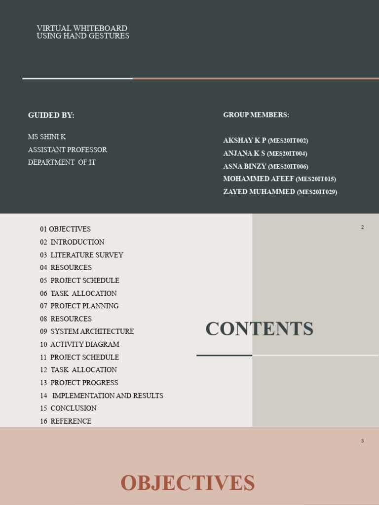 Gesture-Controlled Virtual Whiteboard | PDF | Graphical User Interfaces | Augmented Reality