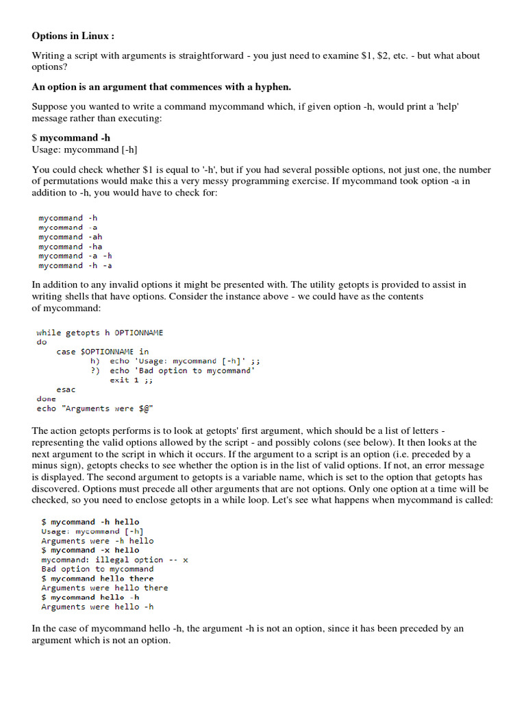 Unit 2 Part 3 Pdf Parameter Computer Programming Command Line Interface 8660