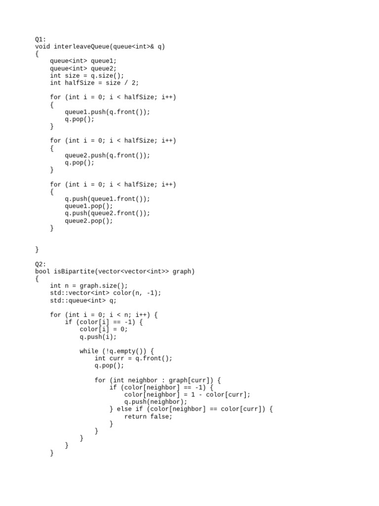 Queue | PDF | Computer Programming | C++ Queue | PDF | Computer Programming | C++