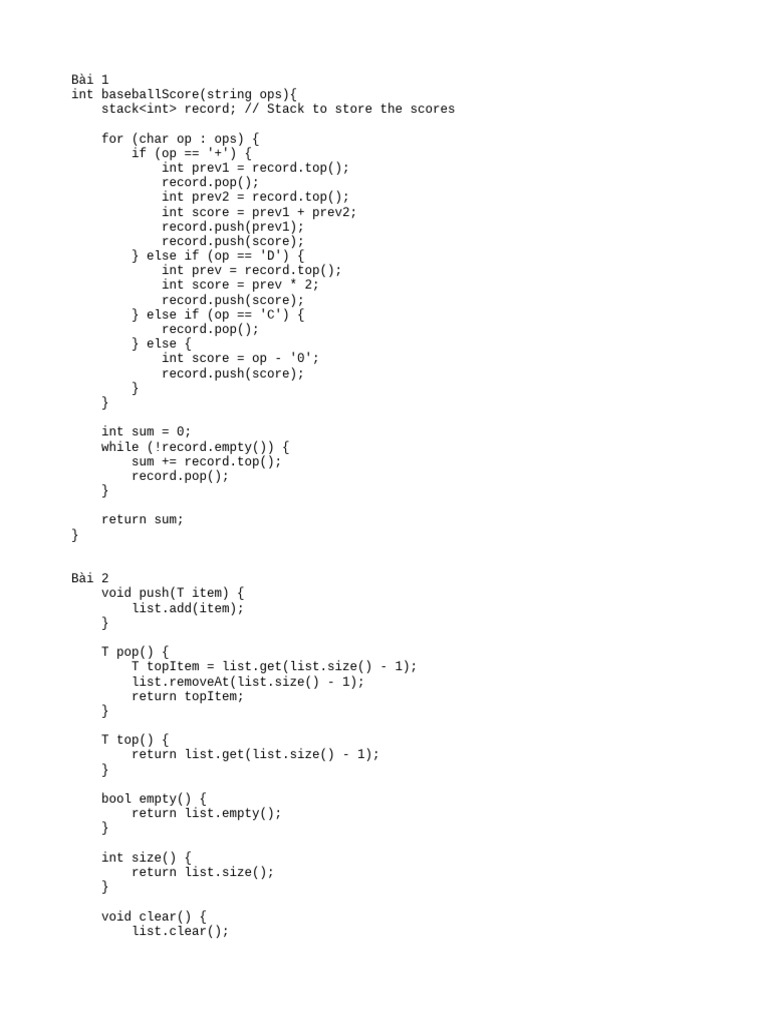 Stack | PDF | Computer Programming | Software Engineering