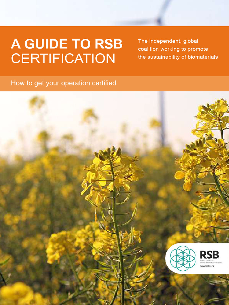 RSB Certification Guide 2020 Update - Compressed | PDF | Biofuel | Audit