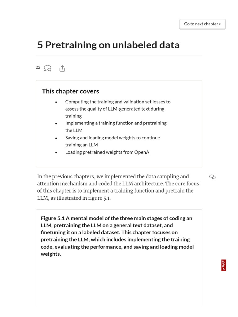 5 Pretraining On Unlabeled Data - Build A Large Language Model (From Scratch) | PDF | Deep ...