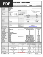 CS Form No. 212 Personal Data Sheet Revised | PDF
