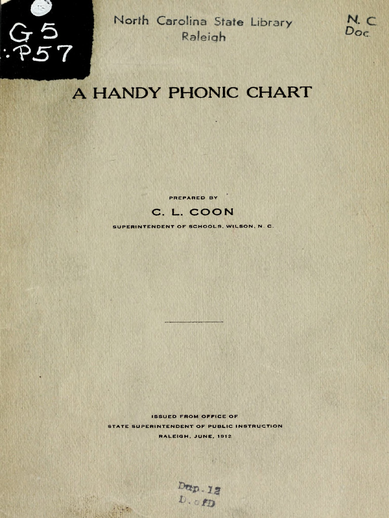 Handy Phonic Chart 00 Coon | PDF
