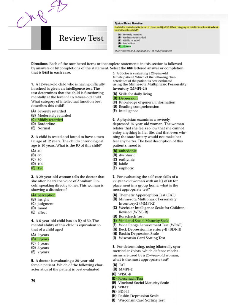 CH 8 | PDF | Intellectual Disability | Intelligence Quotient