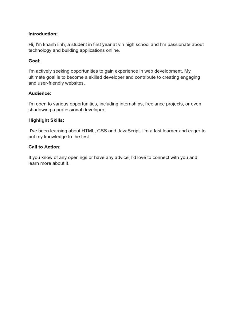 Elevator Pitch Script | PDF