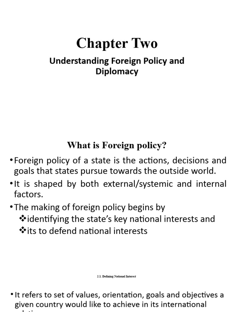 CH 2 | PDF | International Relations | Political Science