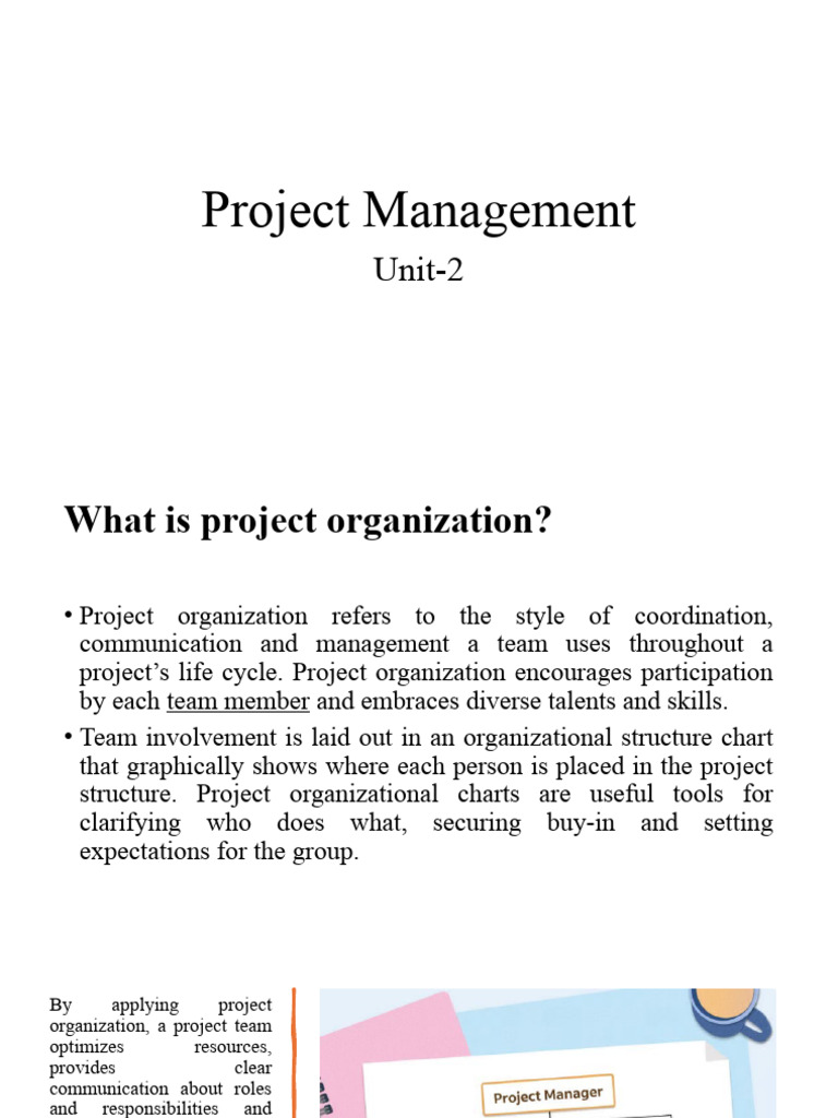 Understanding Project Organization Types | PDF | Project Management | Goal