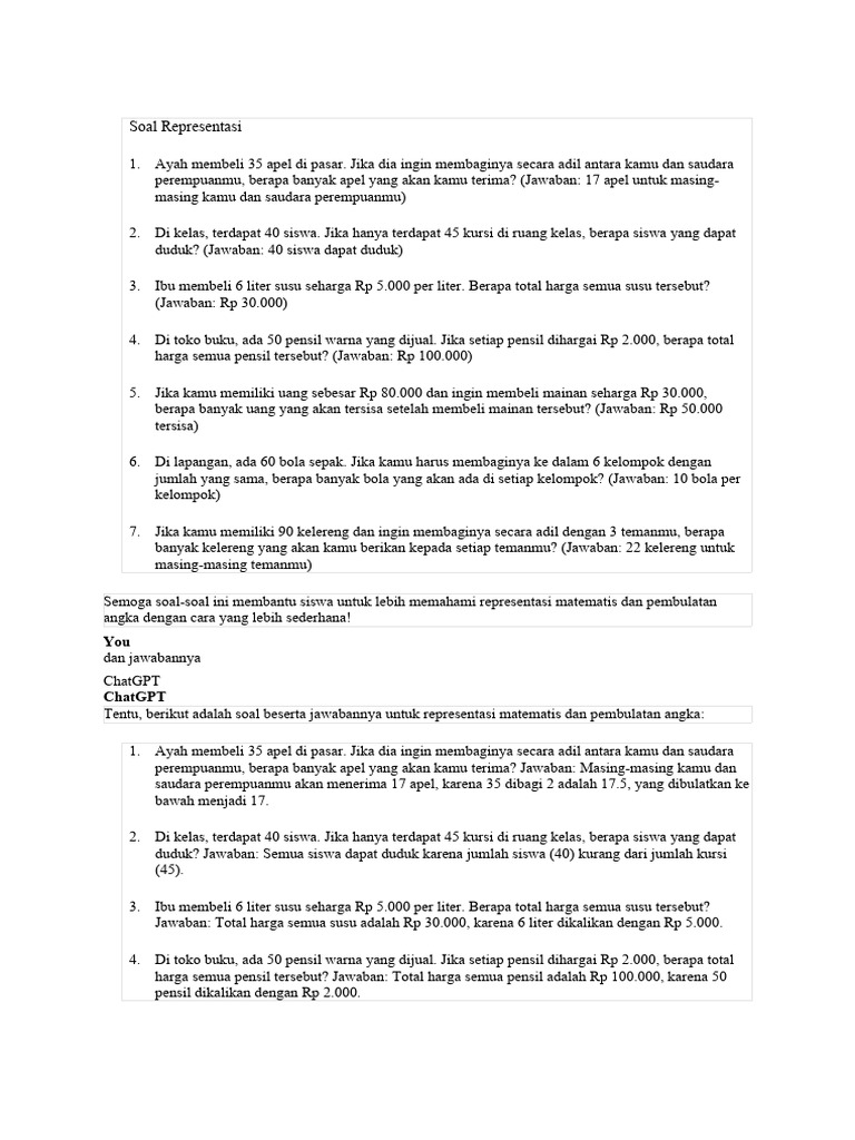 Soal Jawaban Proposal | PDF