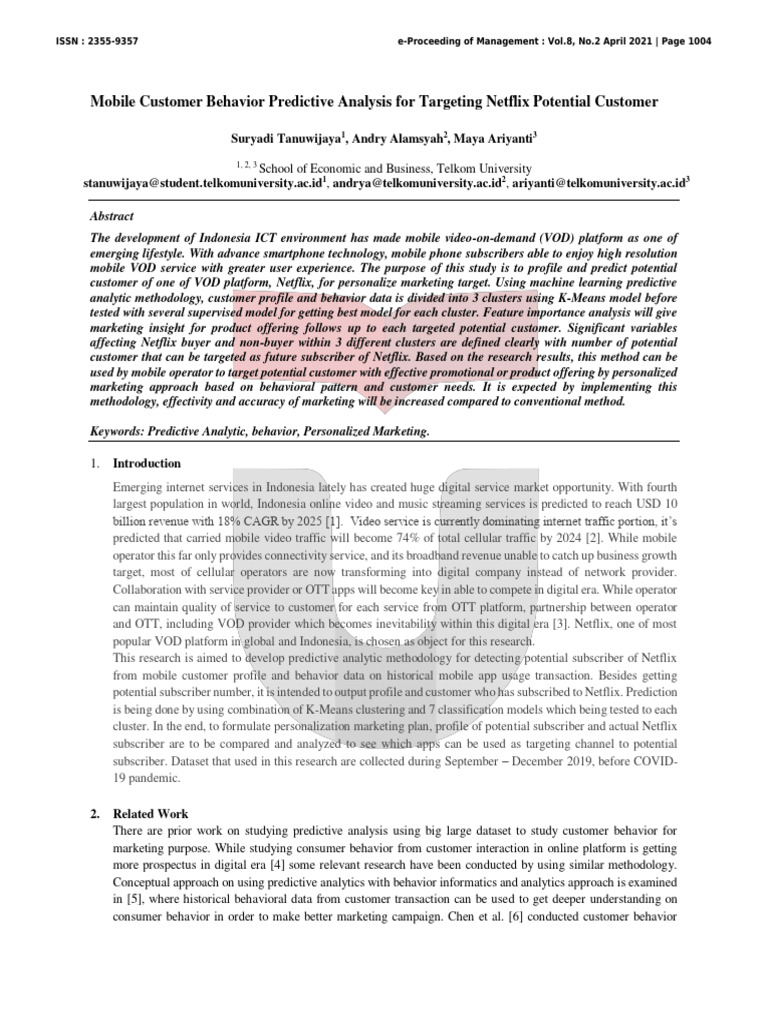 Aanalisis Netfllik | PDF | Subscription Business Model | Analytics