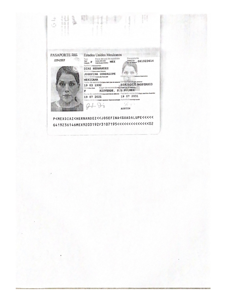 Pasaporte | PDF