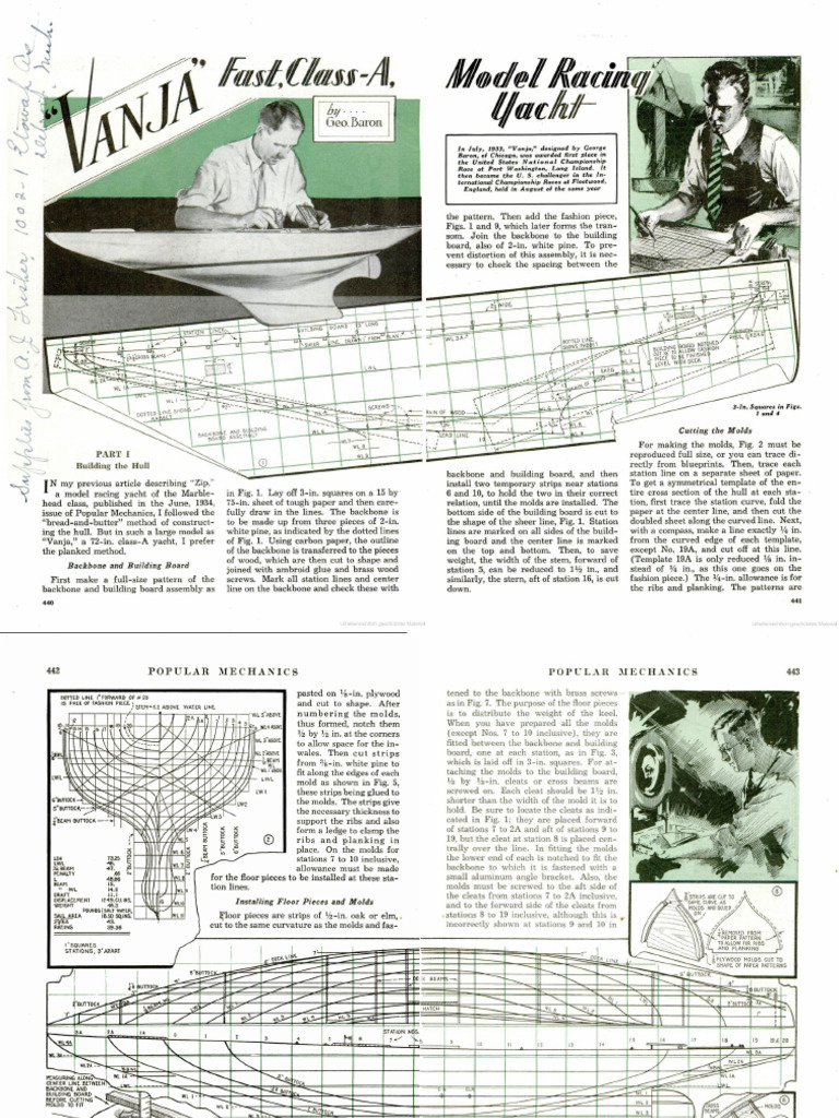 Vanja - Class A - Model Sail Yacht | PDF