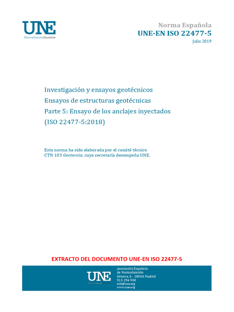 (Ex) Une-En Iso 22477-5 2019 | PDF | Ensayos