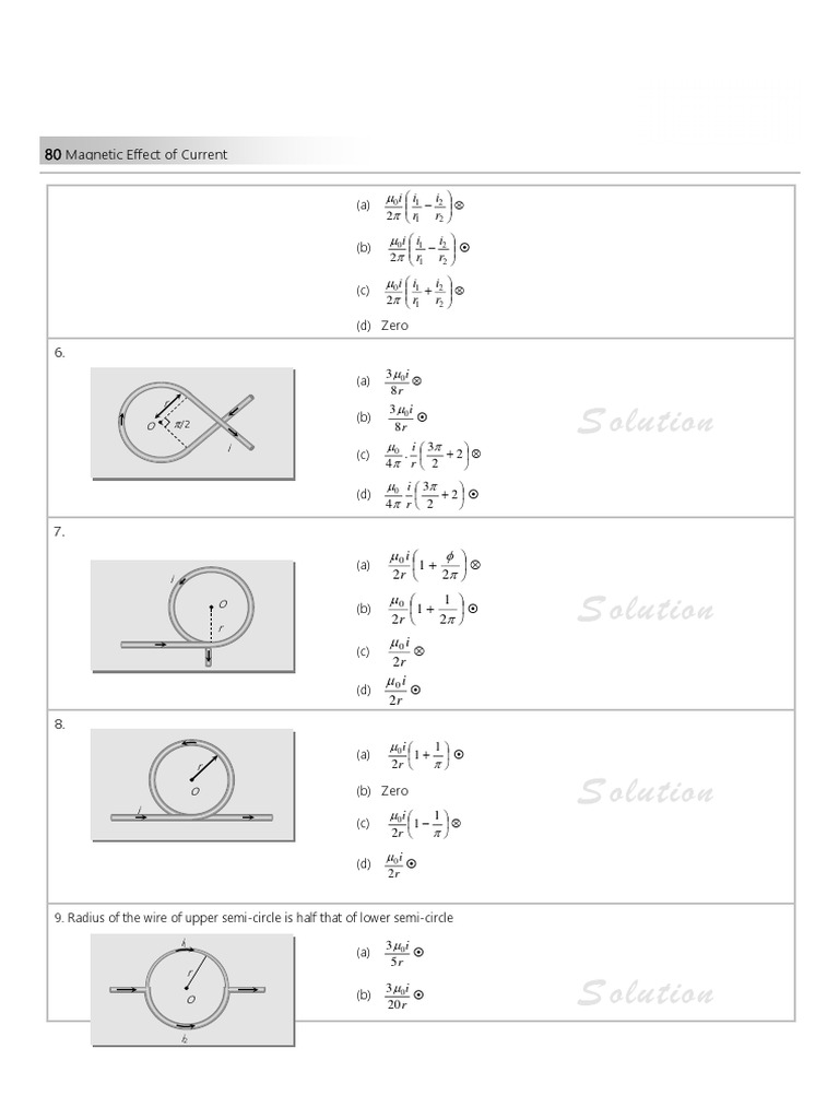 DPP - Magnetic Field | PDF | Euclidean Geometry | Euclidean Plane Geometry