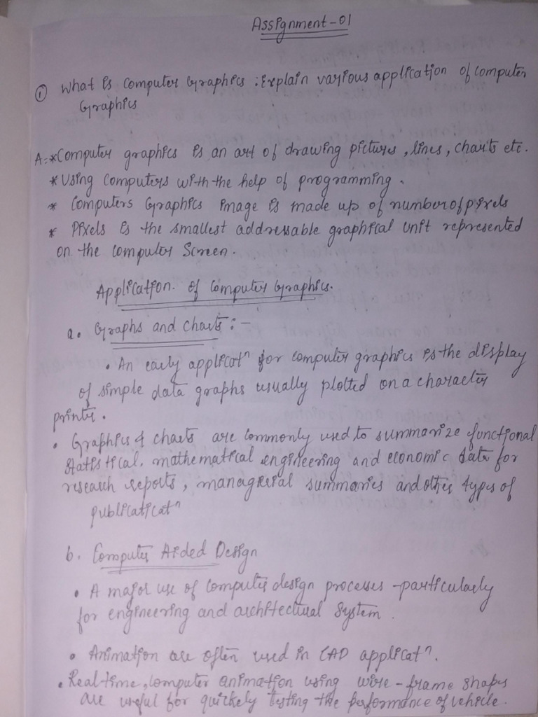 CG ASSIGNMENT 01 - 3 - 10 PM Office Lens | PDF