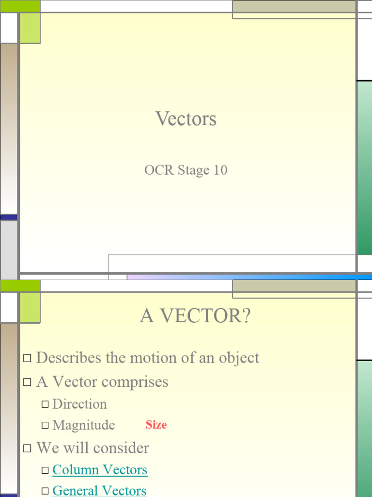 Vectors | PDF | Euclidean Vector | Physics Vectors | PDF | Euclidean Vector | Physics