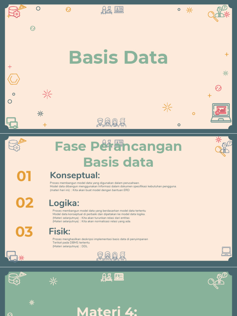 Pemodelan Basis Data dengan ERD | PDF | Infographics | Conceptual Model