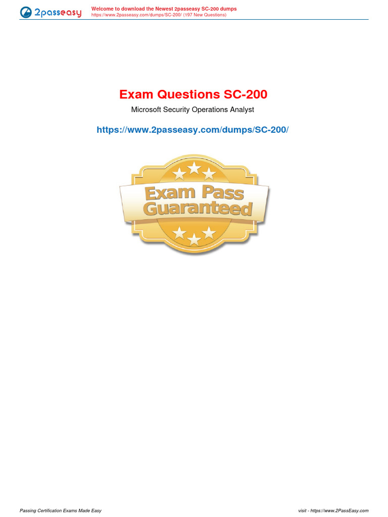 Microsoft - Prep4sure - SC 200.study - Guide.2024 Apr 13.by - Moore.163q.vce | PDF | Microsoft ...