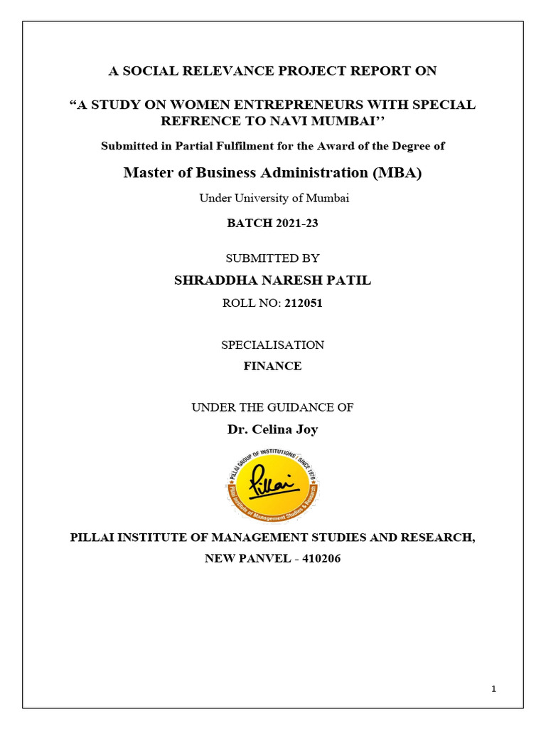 Social Relevance Project (SP) | PDF | Entrepreneurship | Sampling ... Social Relevance Project (SP) | PDF | Entrepreneurship | Sampling ...