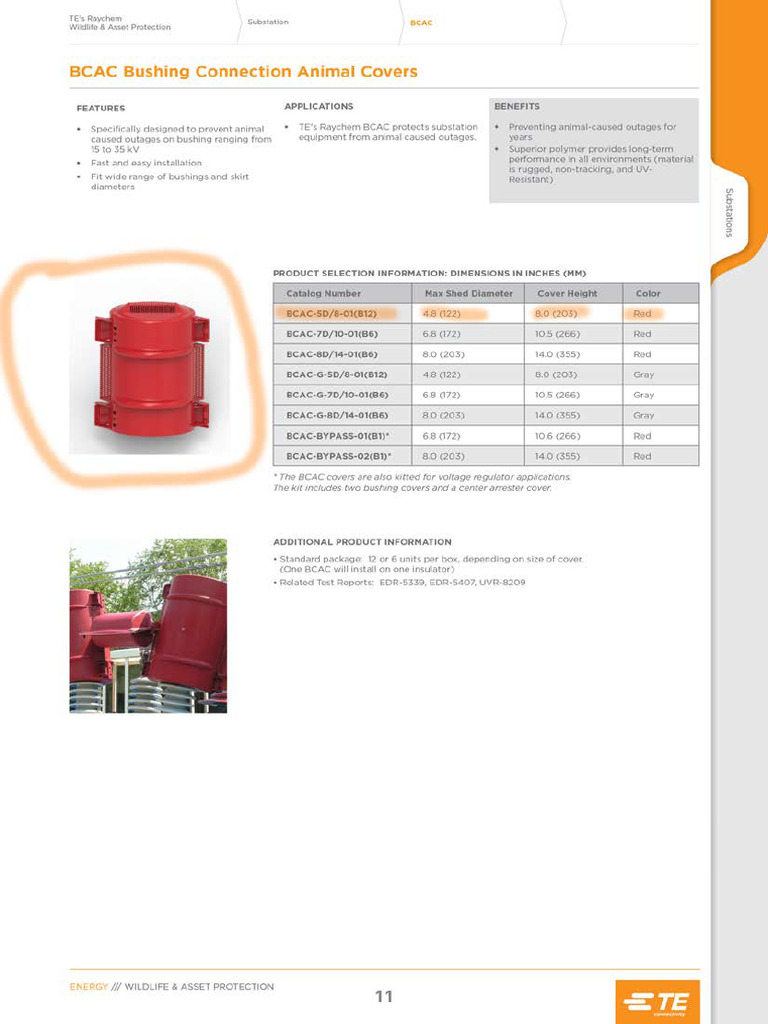 Brosur Bushing Connection Animal Cover | PDF