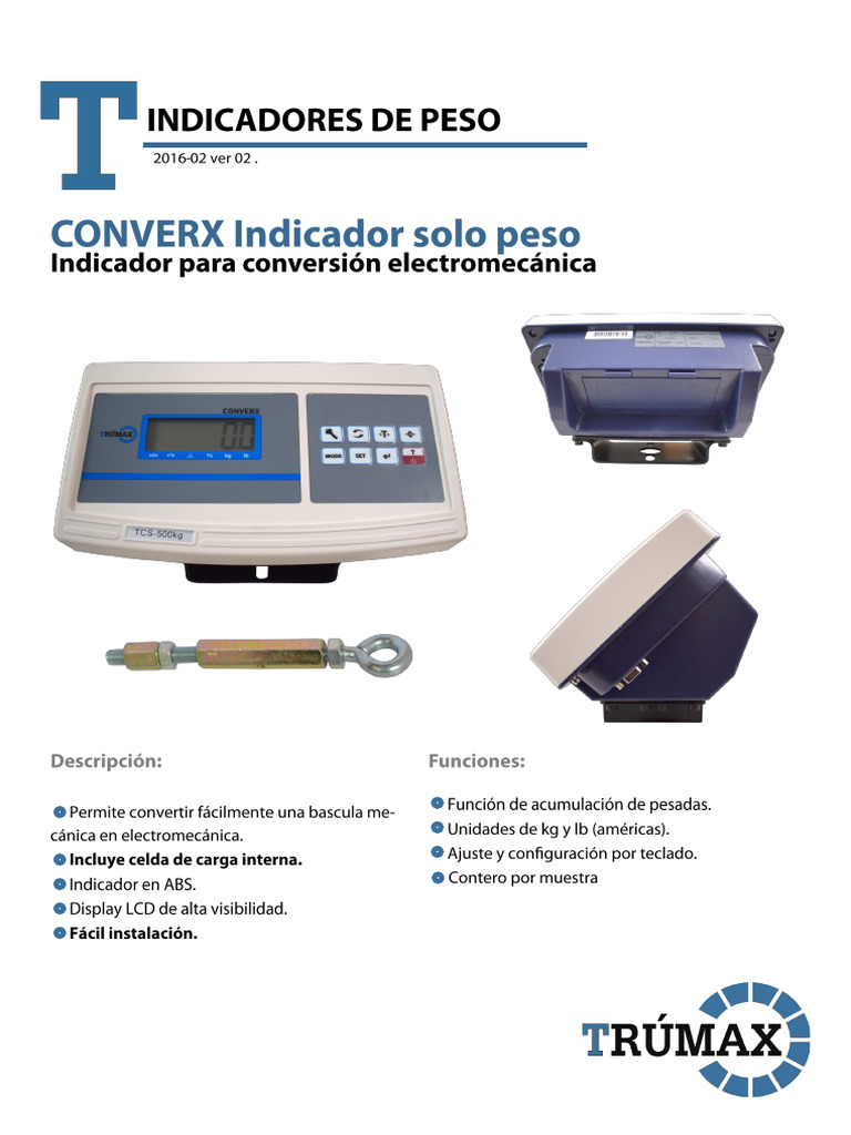INDICADOR TRUMAX CONVERX | PDF
