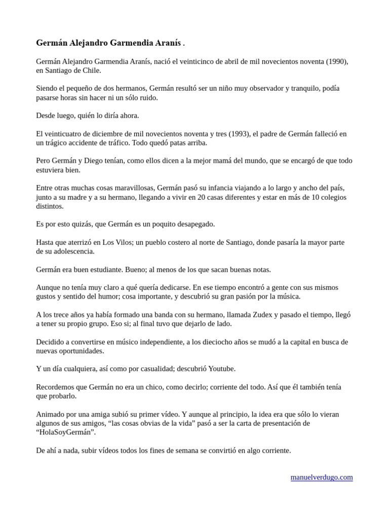 German Alejandro Garmendia Aranis | PDF