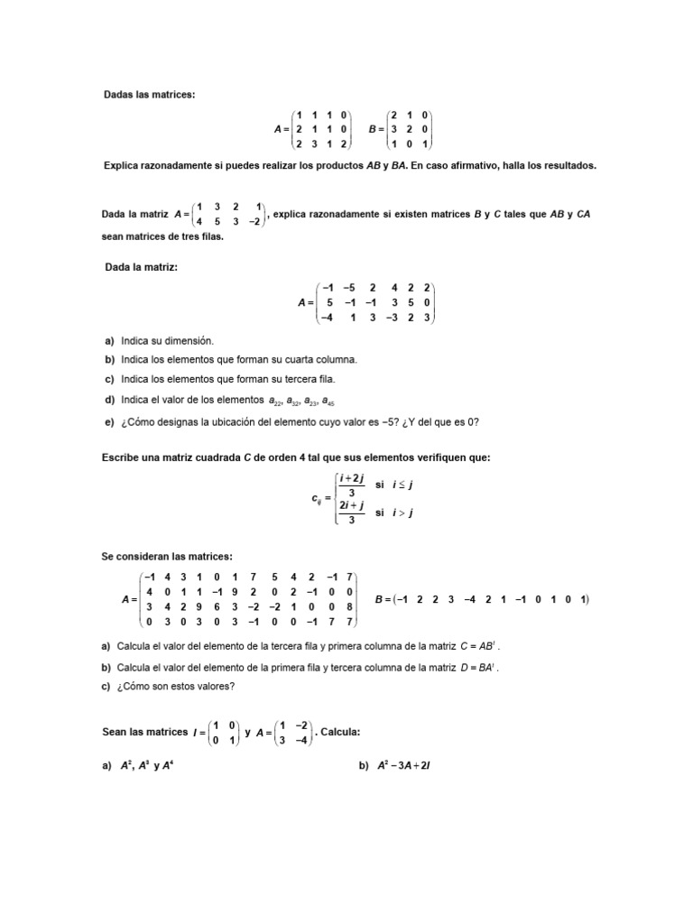Act 4 | PDF | Matriz (Matemáticas) | Determinante
