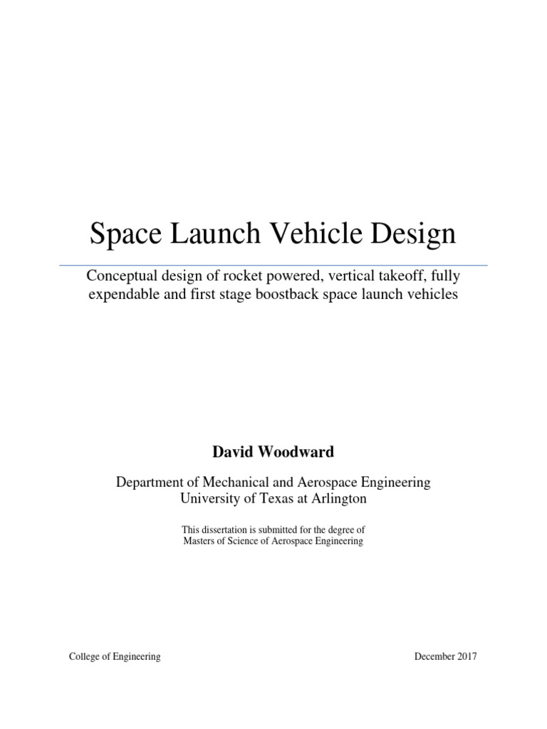 Space Launch Vehicle Design | PDF | Spacecraft | Falcon 9