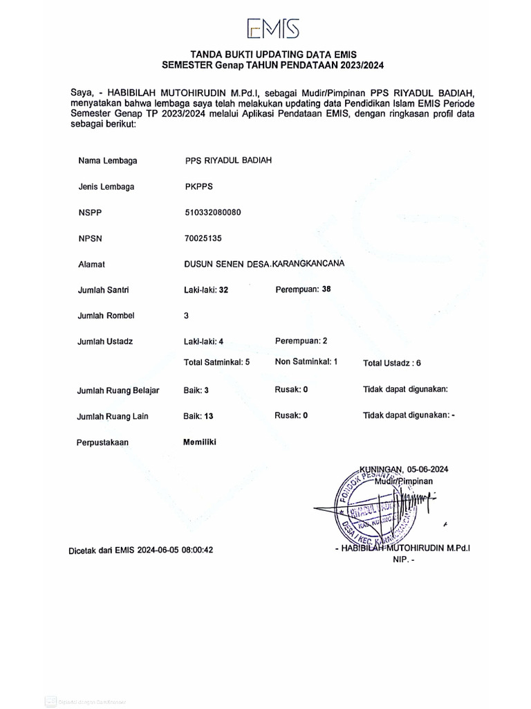 BAP 2023 2024 Genap 510332080080 | PDF