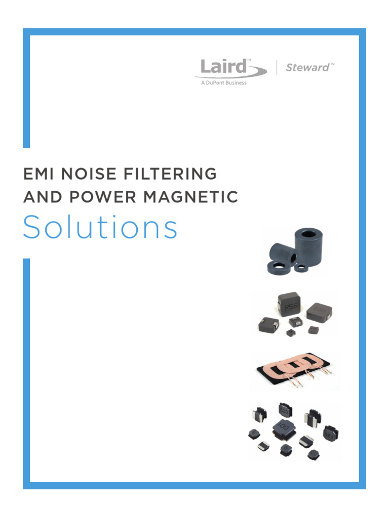Inductive Components | PDF | Inductor | Electromagnetic Interference